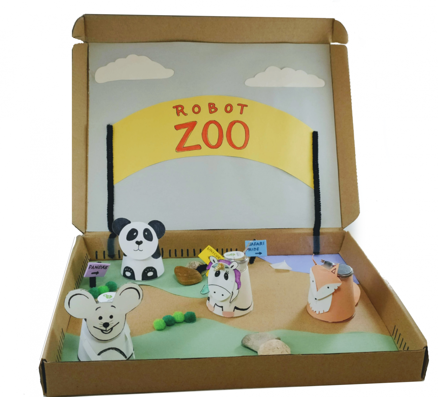 Critter Bot Craft Robot Kit (8-Pack) - Barnabas Robotics